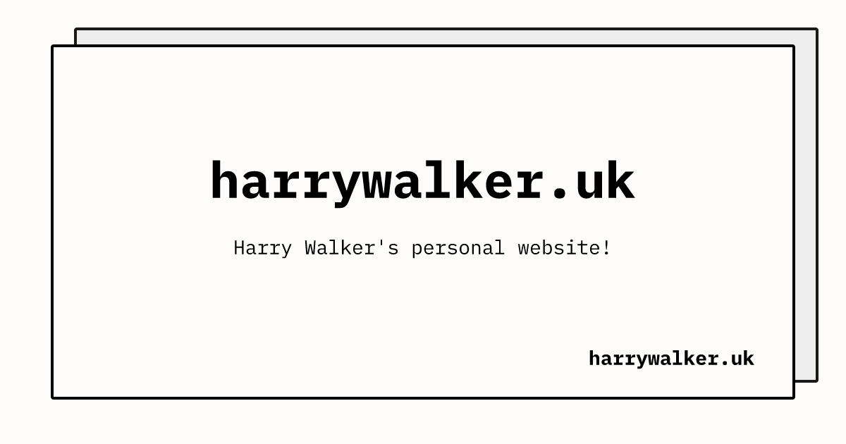 harrywalker.uk